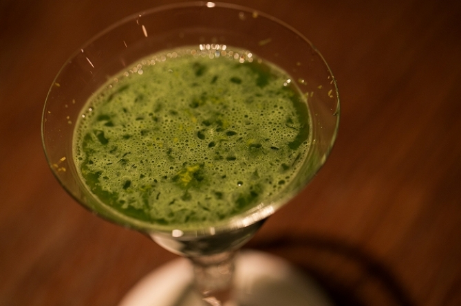 Yuzu×Matcha Martini(Ishigaki Shinobu／石垣忍)｜Cocktails｜Drink Planet